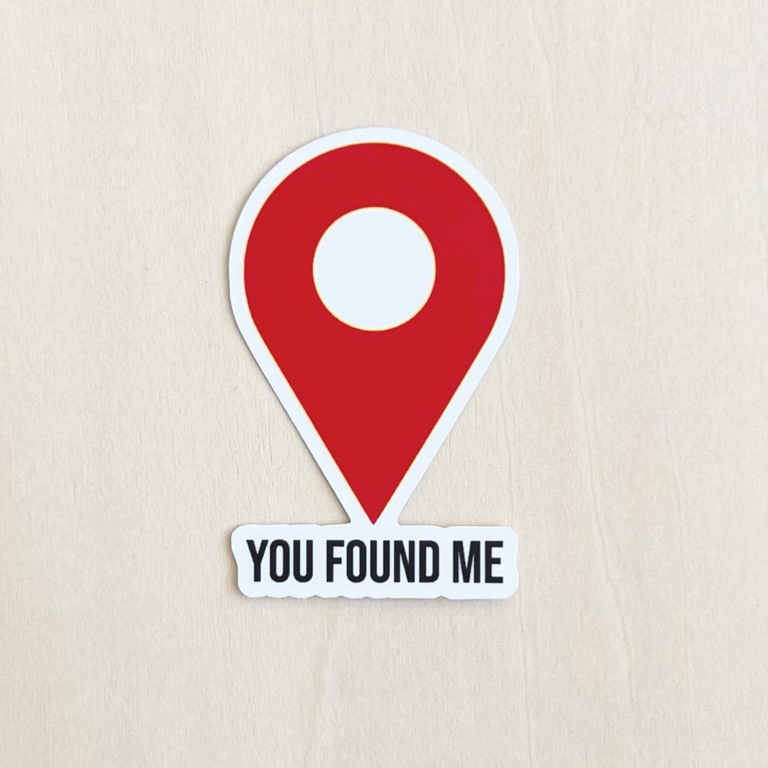 Drop Pin Sticker, Waterproof Die-cut Sticker for Water Bottle, Tumbler ...