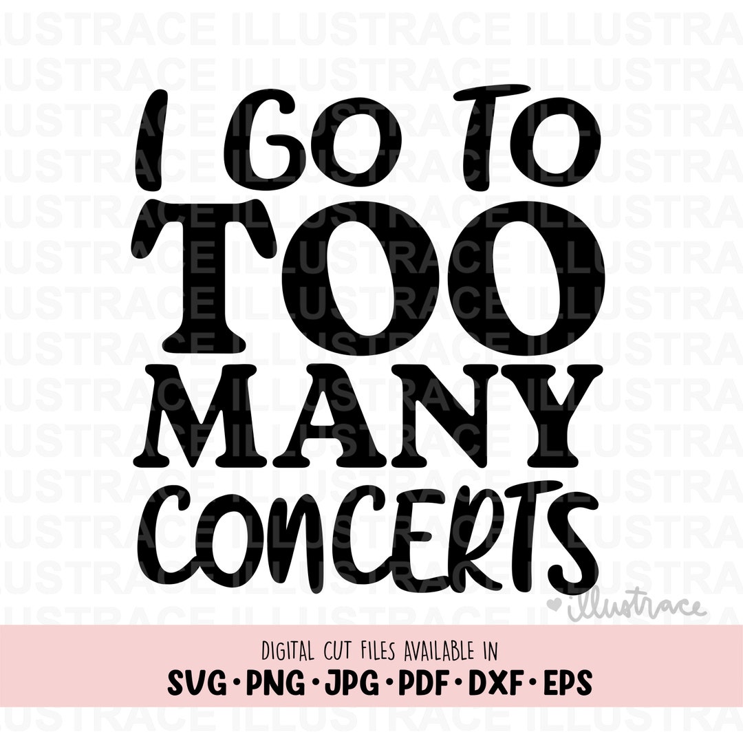 Concert Goer Svg, Concert Babe Png, Festival Png, Social Media Sayings ...