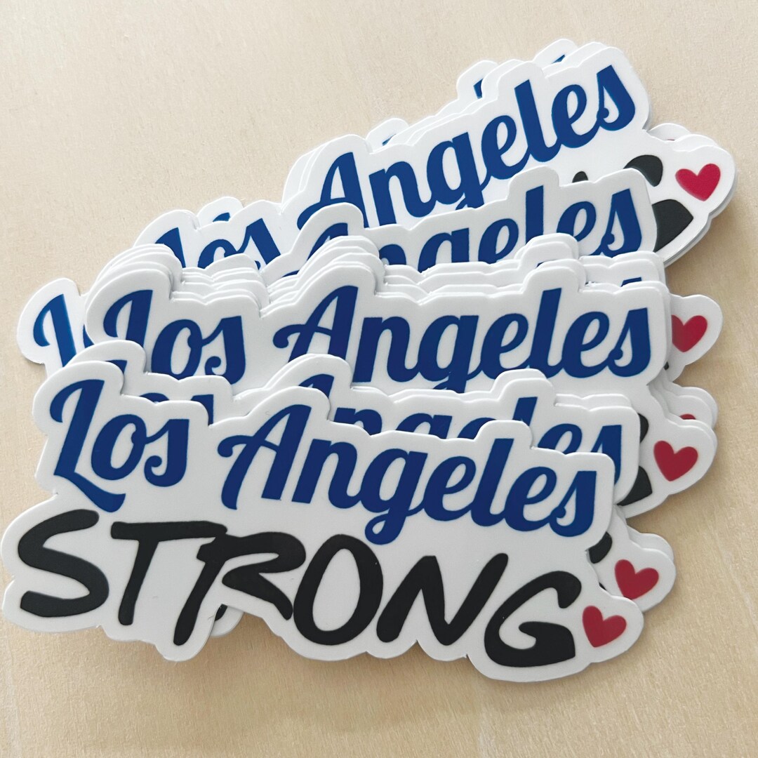 Los Angeles Strong Stickers – LA Strong, California Strong, Supporting California, Supporting LA ...