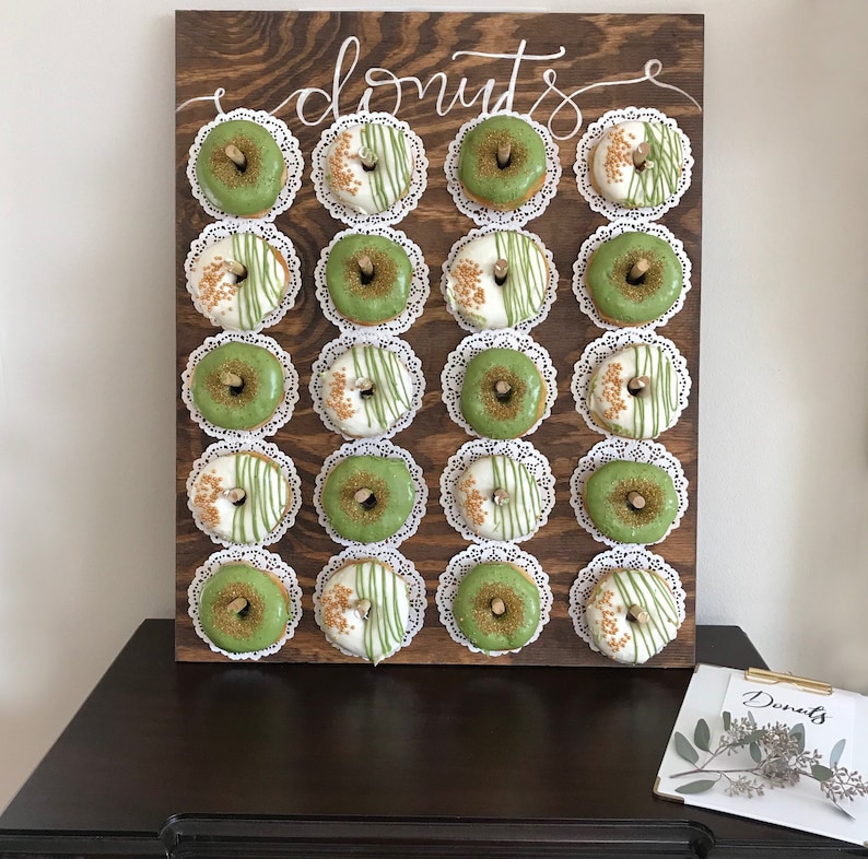 Personalized Donut Wall Stand, Donut Display Board, Wedding, Birthday ...
