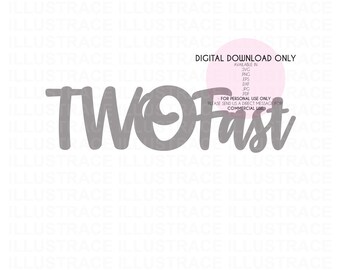 SVG Two Fast Car Theme 2nd Birthday Race Car Hot Wheels - Etsy