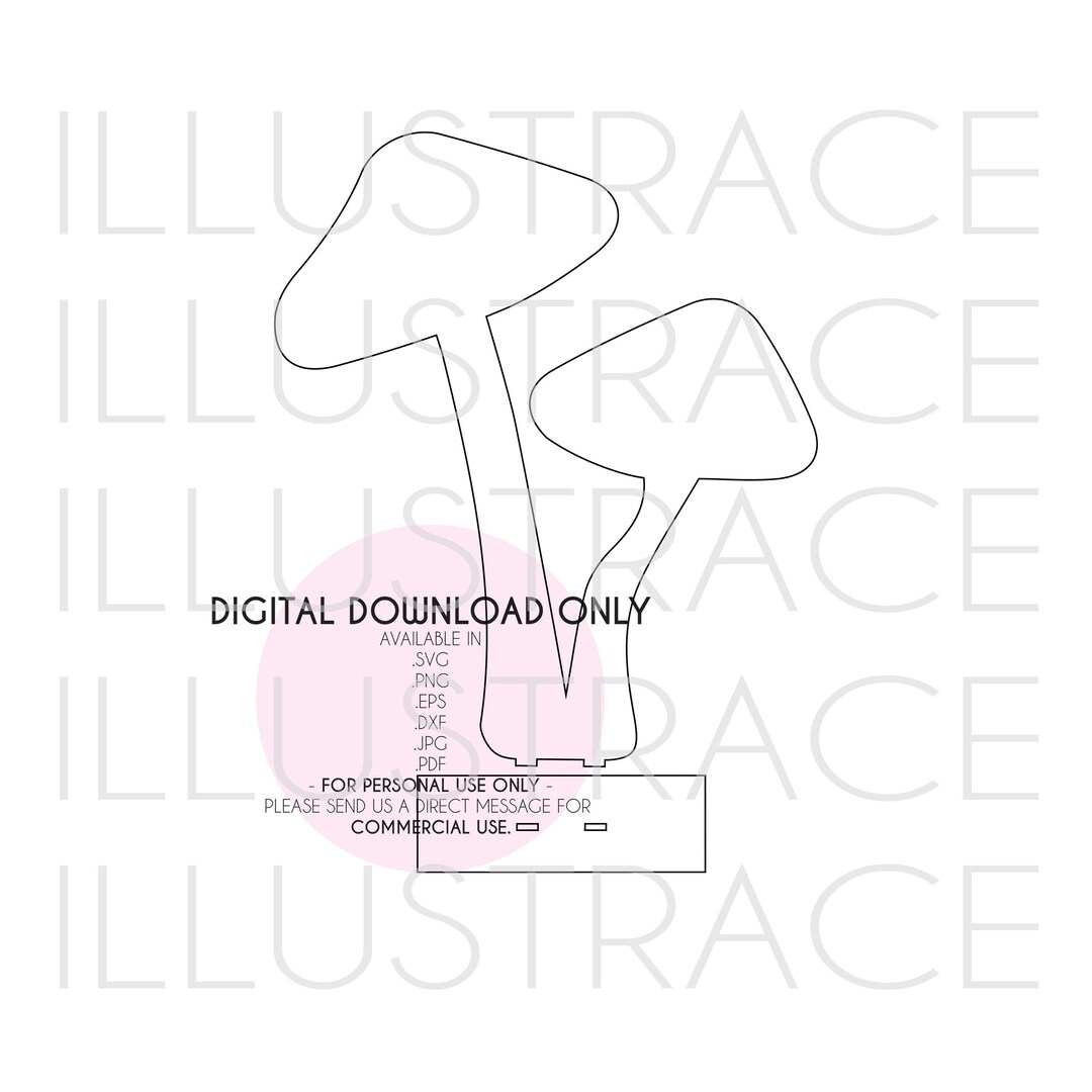 SVG File: Mushroom Shroom Sign Stand Theme, Cut Out, Vector, Cricut ...