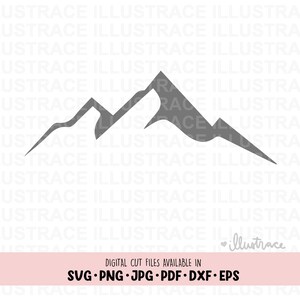 Mountain Range Svg, Adventure Svg, Outdoor Svg, Trailer Svg, Hiking Png ...