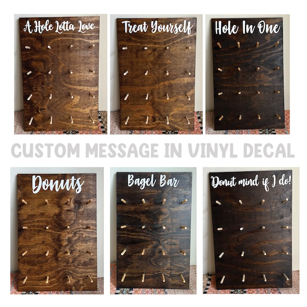 Bagel Wall Board - Etsy