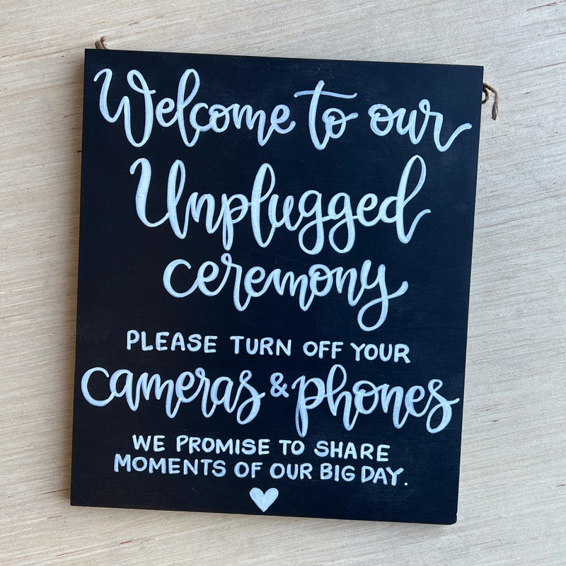 Ceremony Sign - Etsy