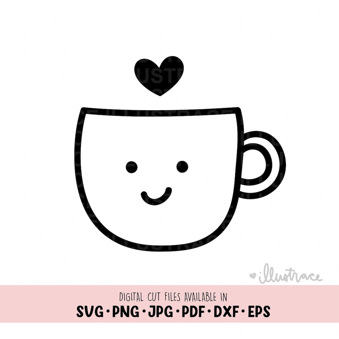 Coffee Mug Svg - Tea Mug Svg, Tea Cup Png, Coffee Svg, Coffee Art Png ...