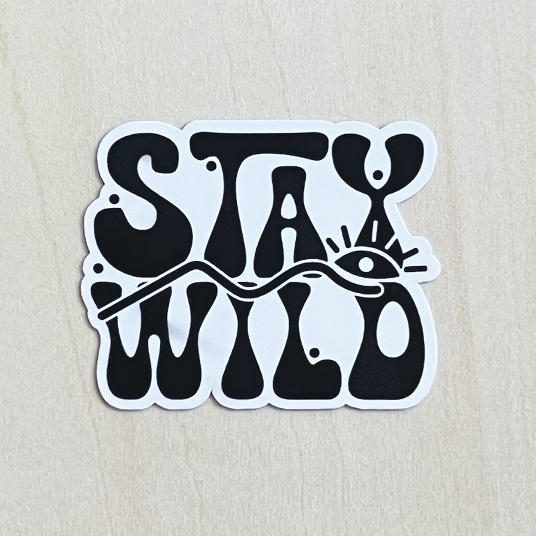 Nature Sticker Stay Wild Sticker Adventure Sticker Journal Stickers ...