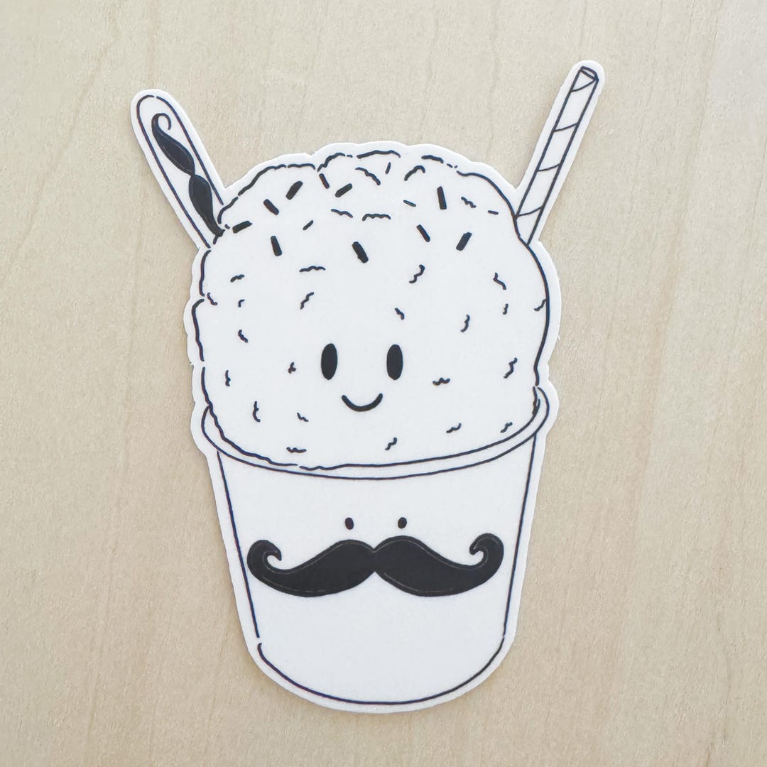 Shaved Ice Sticker, Cute Shaved Ice, Hawaii Shaved Ice Sticker, Kindle ...