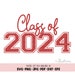 Senior 2024 Png, Class of 2024 Png, Senior Grad 2024 Png, High School ...
