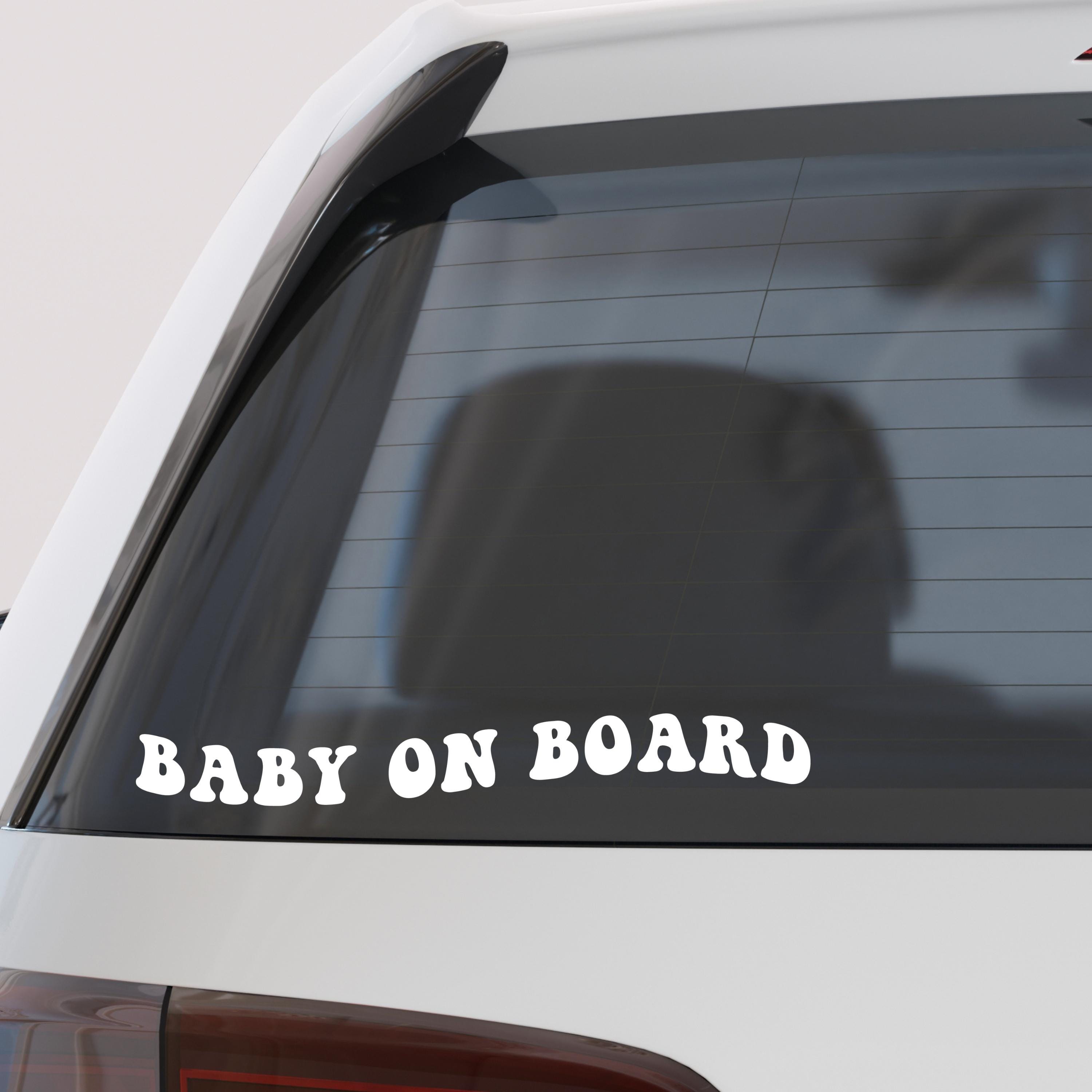Baby on Board Car Decal, Waterproof Vinyl Baby Sign - Etsy