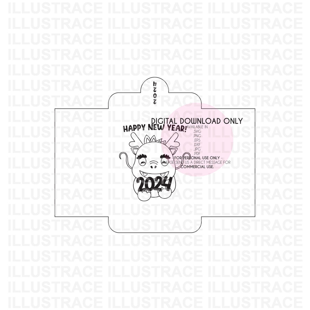 Lunar New Year 2024 Lunar New Year Card, Lunar New Year Envelope ...