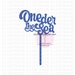 SVG Oneder the Sea - 1st Birthday, First Birthday, Cake Topper, Vector ...