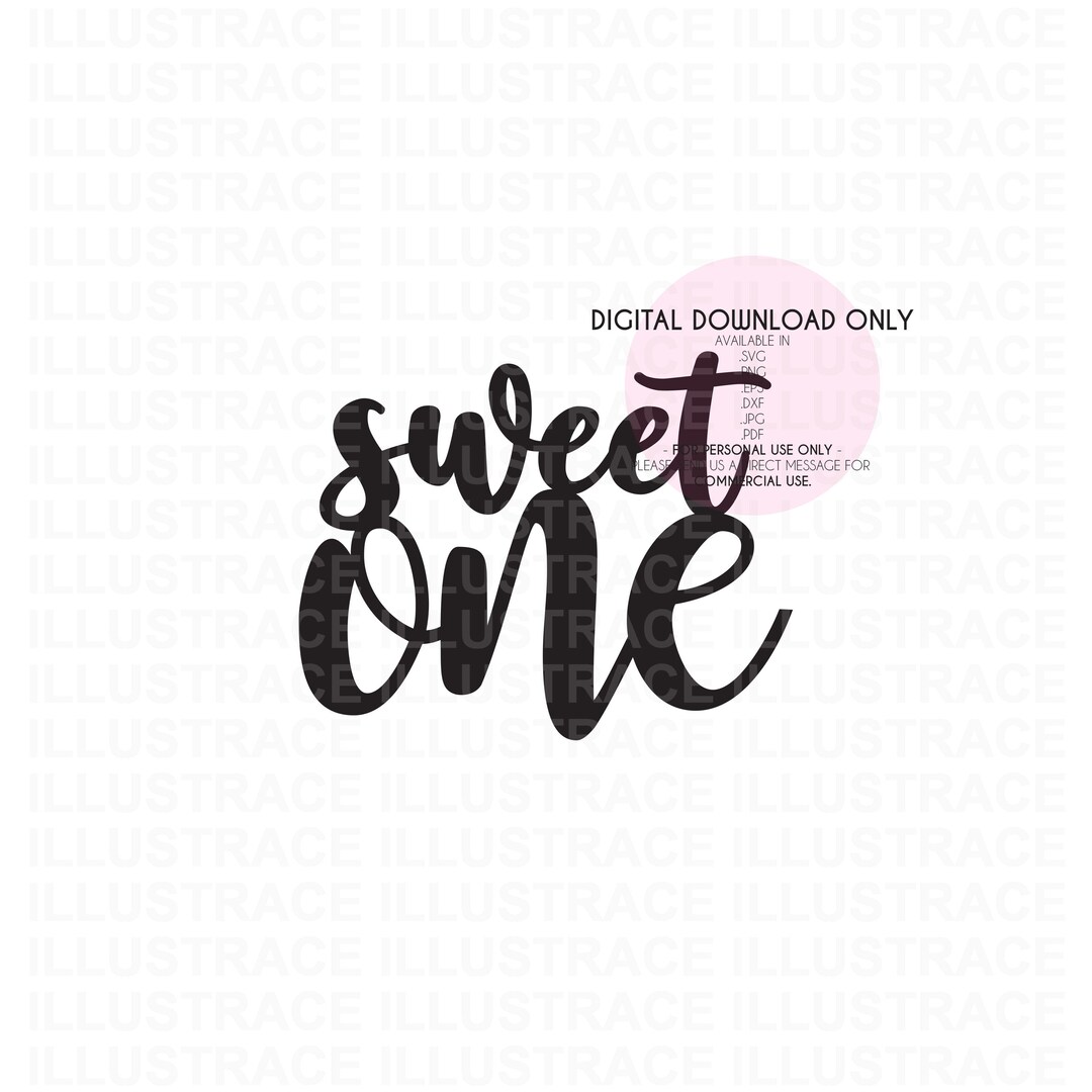 SVG Sweet One, First Birthday, 1st Birthday, Donuts Party Cake Topper ...