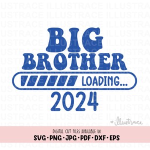 SVG Big Brother Loading Svg, Big Bro Svg, Heat Press Art, Decor, Vector ...