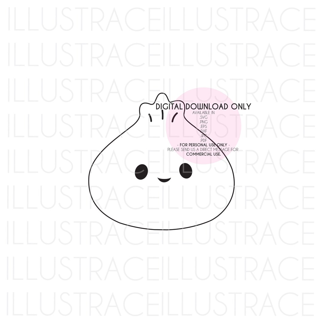 SVG Dumpling, Vinyl Sticker, Stickers, Cake Topper, Clip Art, Vector ...