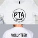 PTA Shirt for Volunteer, PTA Crew, Pta Squad, Pta Team Shirt, Shirt ...