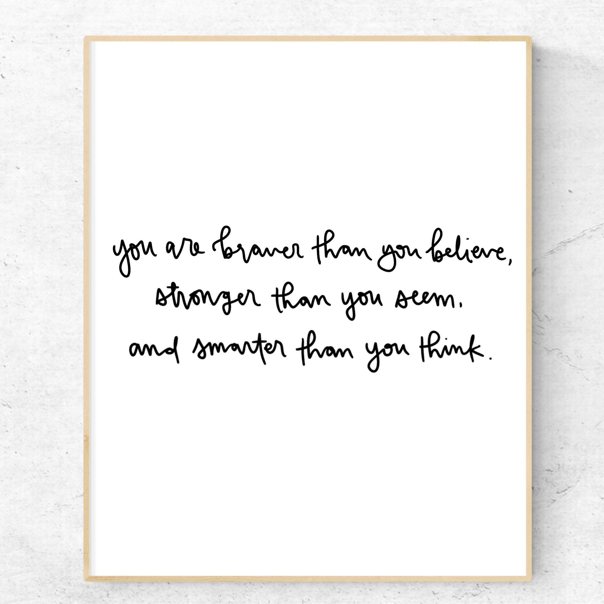 Motivational Inspirational Quotes Printable Positive Quotes | Etsy