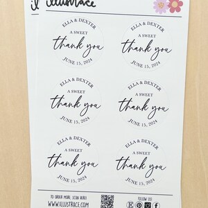 Custom Thank You Labels Waterproof Labels, Matte, High Gloss Kiss-cut ...