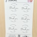 Custom Thank You Labels - Waterproof Labels, Matte, High Gloss Kiss-cut ...