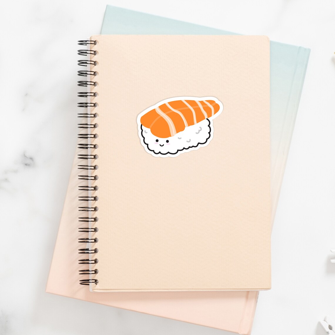 Sushi Roll Sticker - Shrimp Roll, Cute Sushi Sticker, Laminated ...