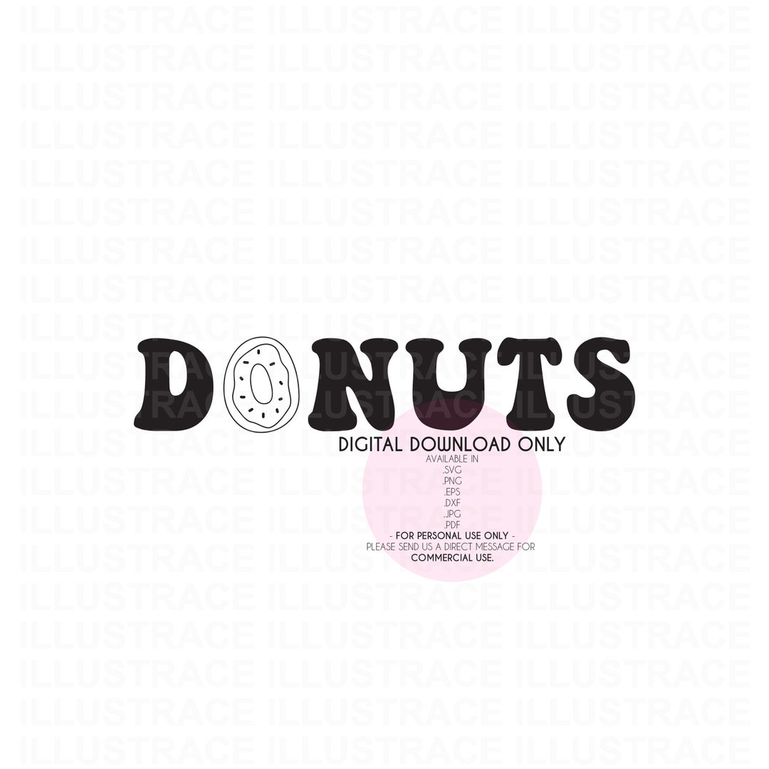SVG Donut Bar Donuts, Donuts Party, Donuts Decal, Stickers, Vinyl ...