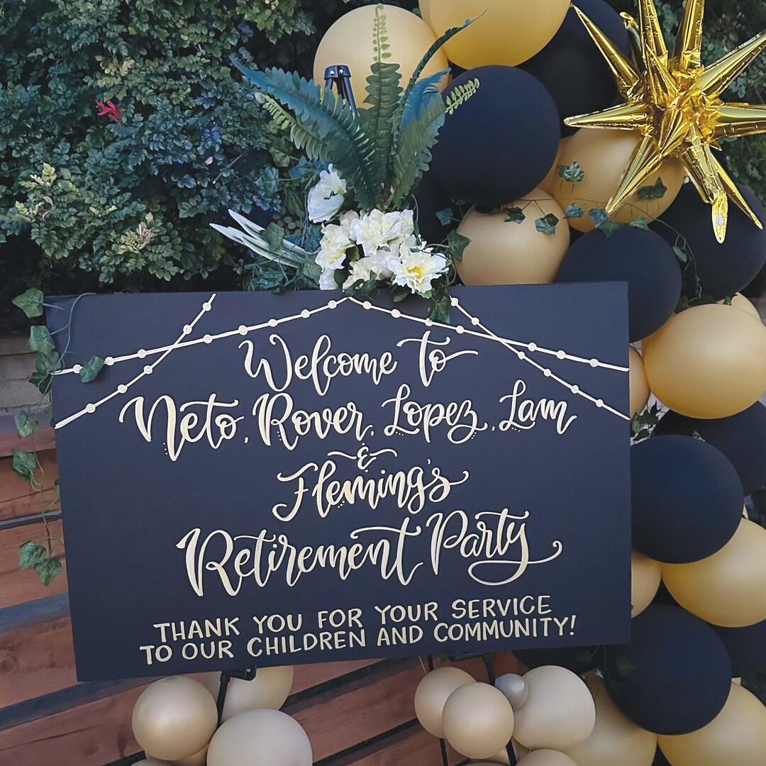 Handwritten Custom Event Sign – Wedding, Anniversary, Shower - Etsy