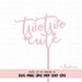 SVG Two Two Cute Cake Topper - 2nd Birthday Svg, Two Two Cute Svg ...