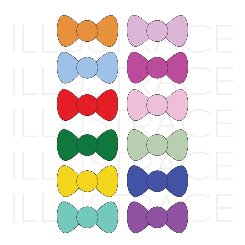 SVG File: BOW Shape Vector Cricut Silhouette Cut - Etsy