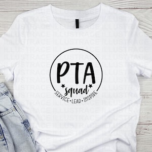 PTA Shirt for Volunteer, PTA Crew, Pta Squad, Pta Team Shirt, Shirt Design, School Shirt, Parent ...