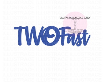 SVG Two Fast Car Theme 2nd Birthday Race Car Hot Wheels - Etsy