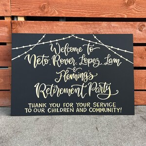 Handwritten Custom Wedding and Special Events Sign - Anniversary ...