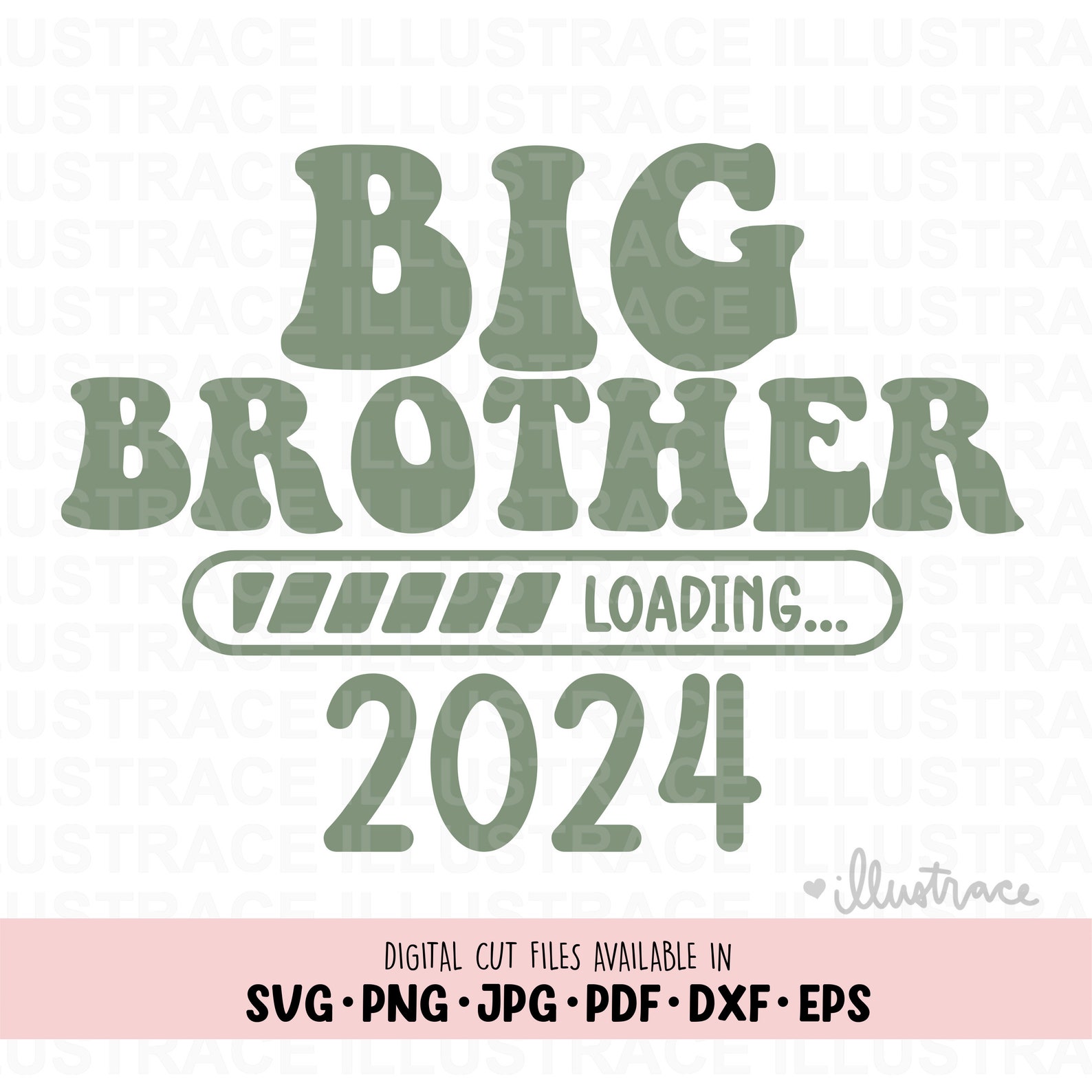 SVG Big Brother Loading Svg, Big Bro Svg, Heat Press Art, Decor, Vector ...