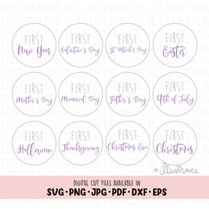 Adorable Baby's First Year SVG Bundle - Perfect for Crafting Memories ...