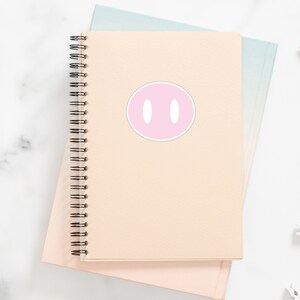Pig Nose Sticker - Inspirational Sticker, Matte Waterproof Die-cut ...