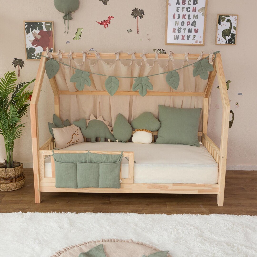 Muslin Canopy | Toddler Bed Canopy | Playroom Decor | Reading Nook ...