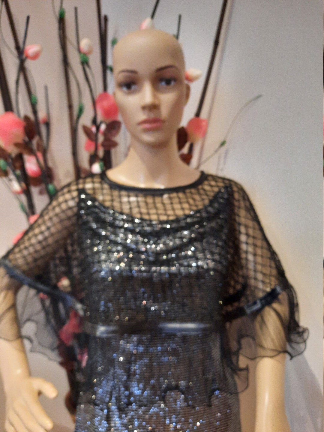 Gorgeous Black Beaded Lace Capelet, Formal Capelets, Shawl, Shoulder Shrug, Bolero, Capes ...