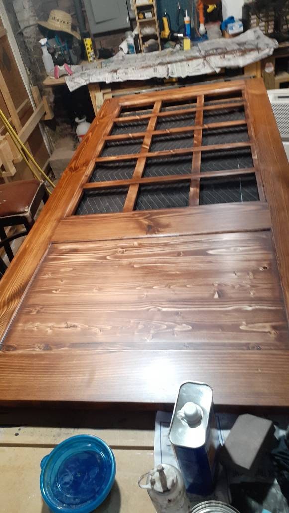 Custom Handmade Farmhouse Screen Door: Wooden Cottage Style - Etsy