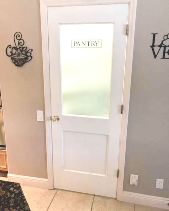 Interior Frosted Glass Pantry Door 8960