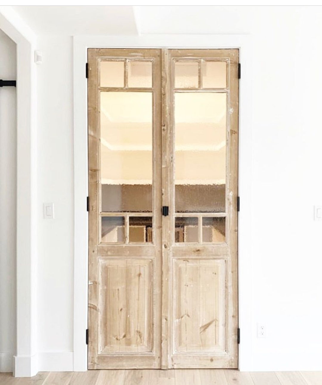 Double French Kitchen Door - Antique French Door - Farmhouse Pantry ...