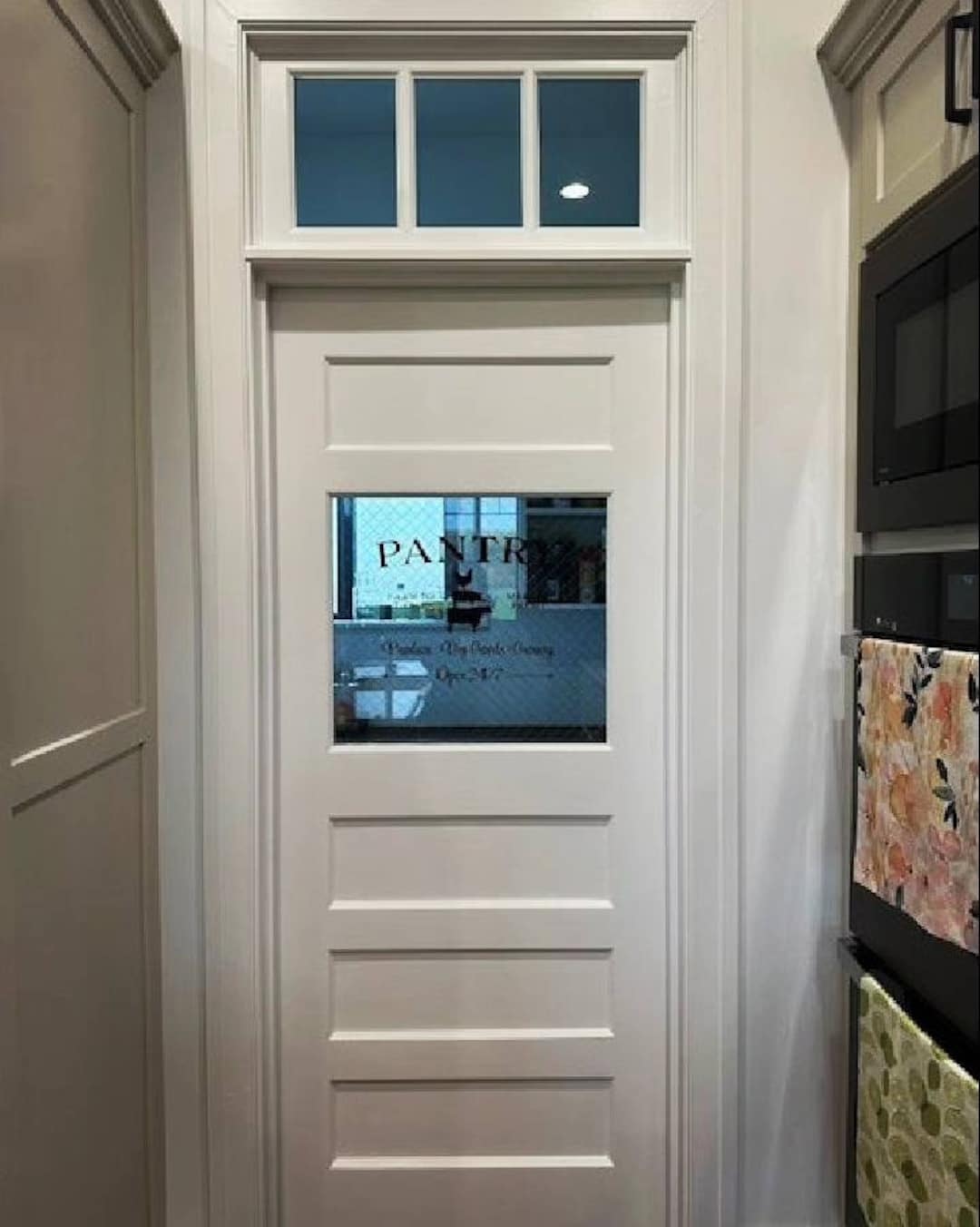 Custom Interior Transom Window: Tempered Glass Fanlight - Etsy