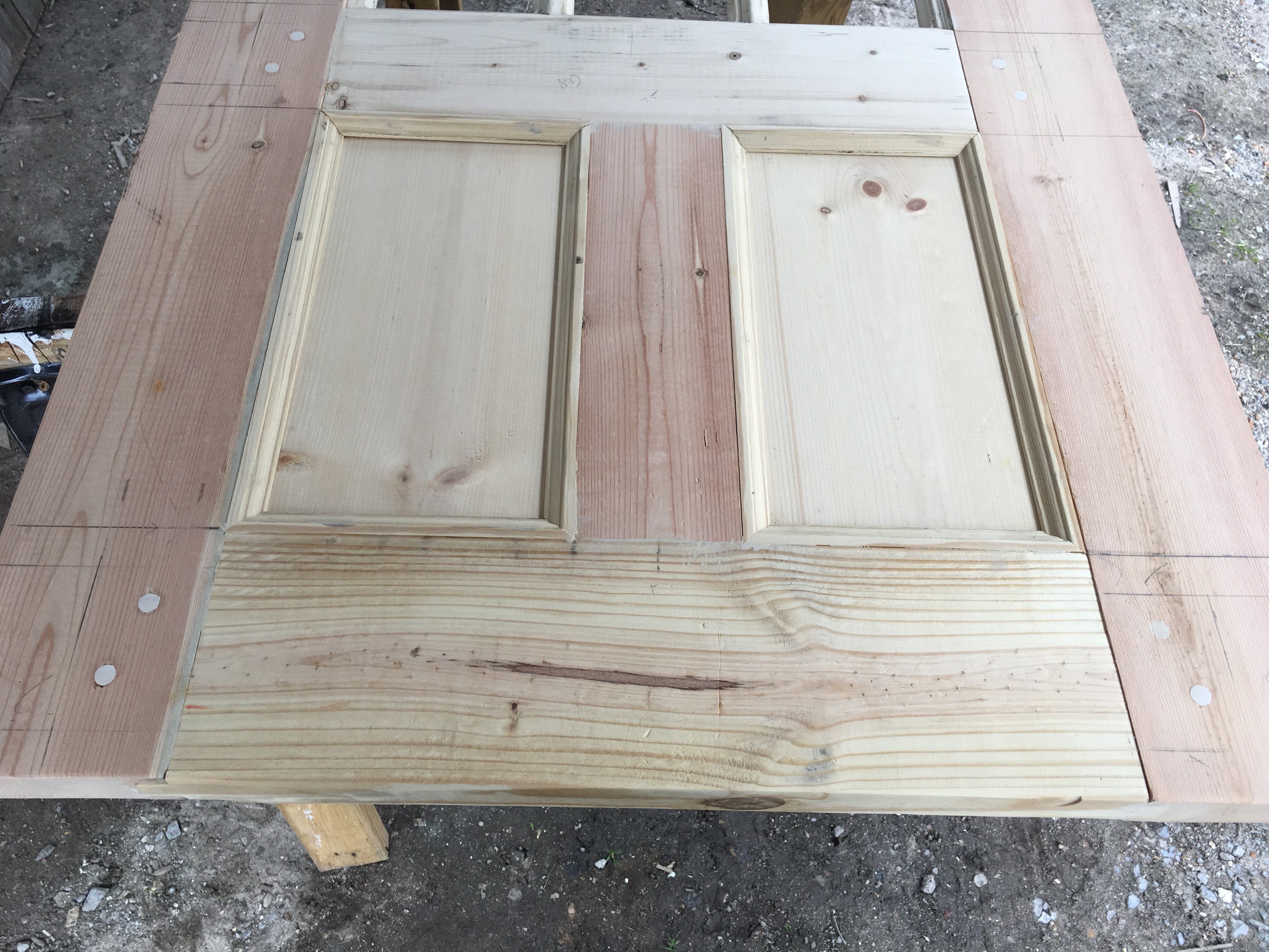 Antique Farmhouse Kitchen Door "The Colorado" — Knotty WoodCraft Custom ...