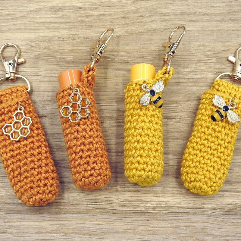 Lip Balm Keyring Case - Etsy