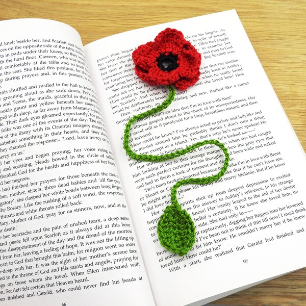 Crochet Poppy - Etsy UK