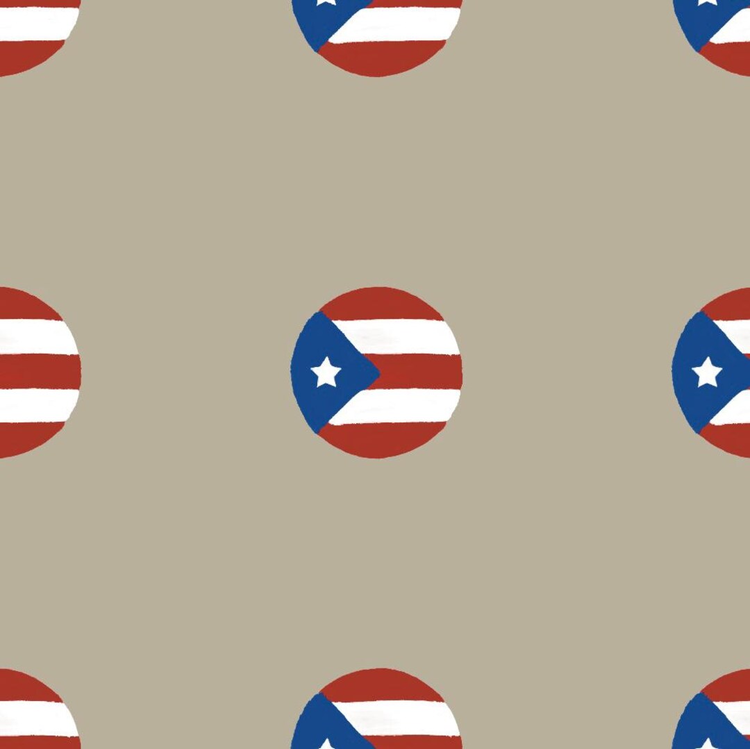 Puerto Rico Flag Endless Pattern, Digital Art Printable Pattern for ...