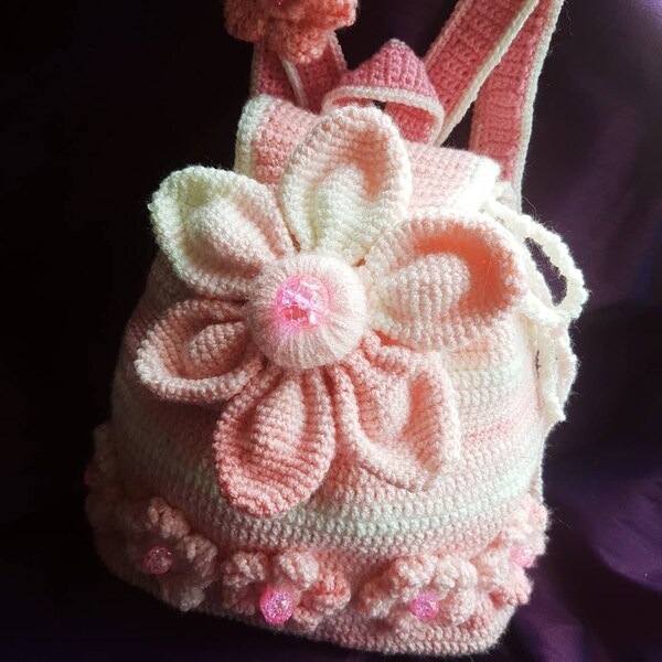 Crochet Backpack - Etsy