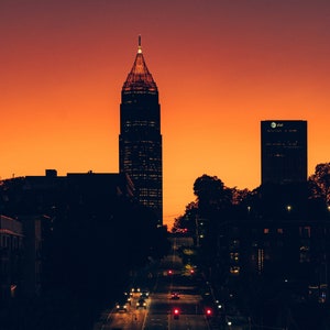 Atlanta Skyline at Sunset From the Beltline | Photo Print | Wall Art ...