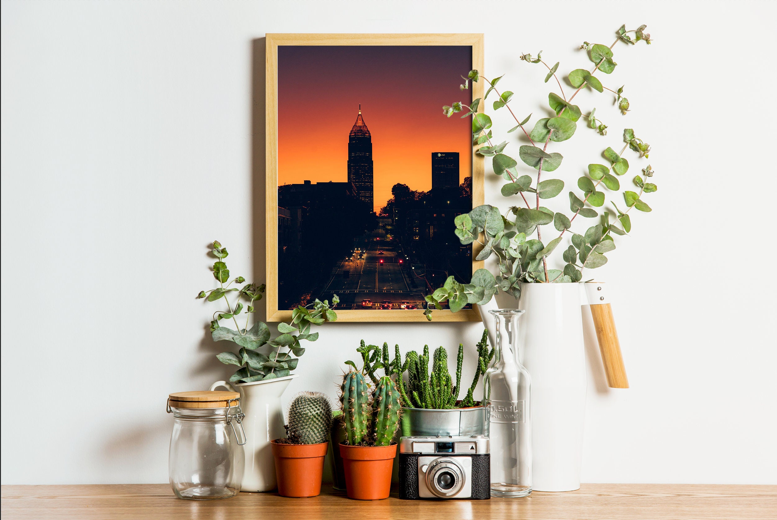 Atlanta Skyline at Sunset From the Beltline | Photo Print | Wall Art ...