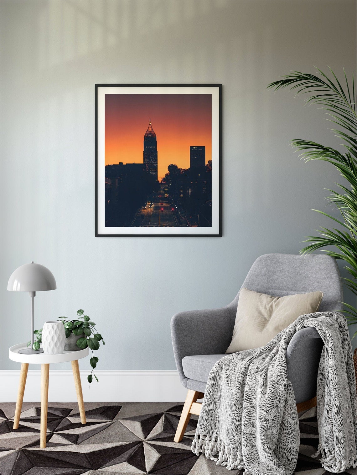 Atlanta Skyline at Sunset From the Beltline Photo Print Wall Art Gifts ...