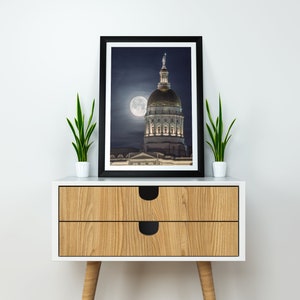 Supermoon Over Georgia State Capitol — Atlanta Fine Art Photography ...