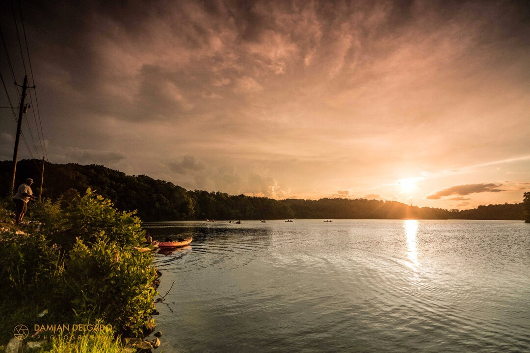 Georgia Landscape Photography Art Print - Kayakers During Sunset at ...